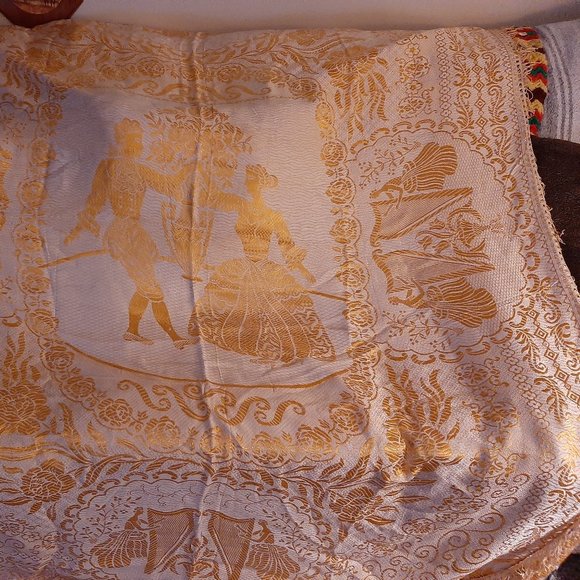 Bedding | Vintage Gold Tapestry Bedding Wall Art | Poshmark